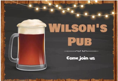Menu for Wilson's Pub in Feasterville-Trevose, PA | Sirved