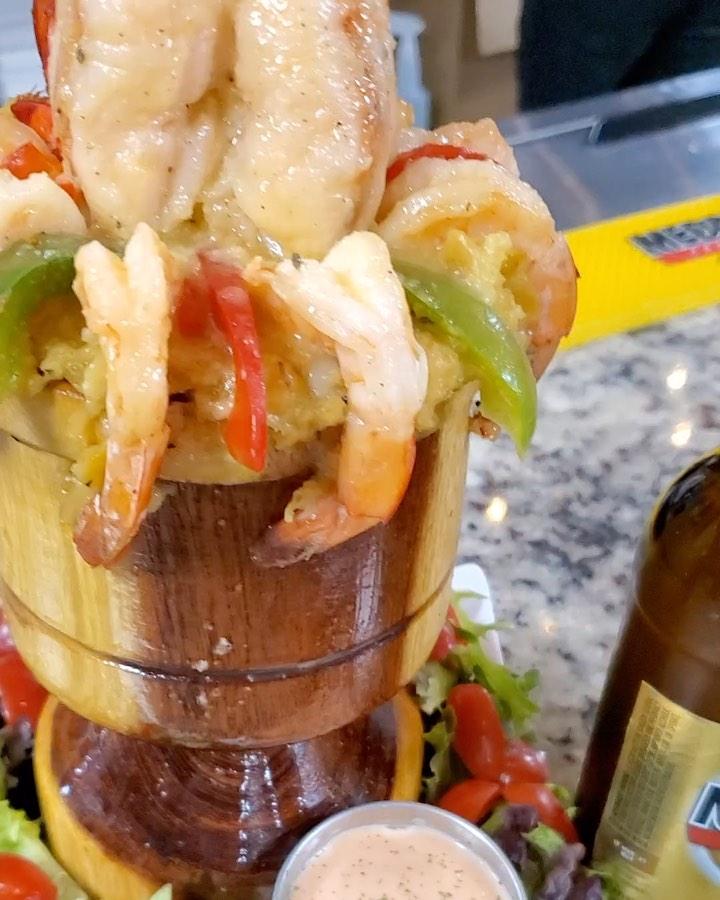 The Mofongo King menu in Port St. Lucie, Florida, USA