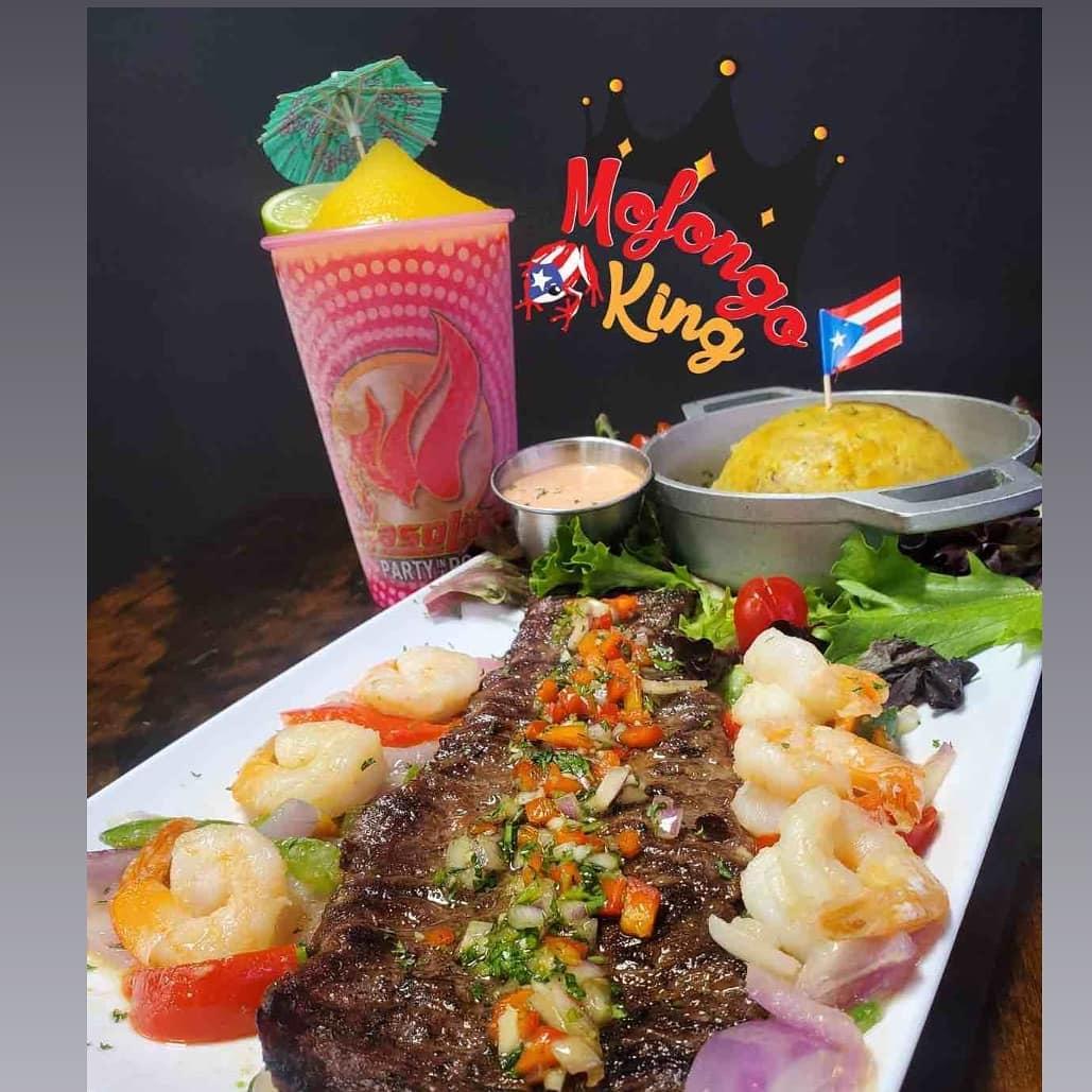 The Mofongo King menu in Port St. Lucie, Florida, USA