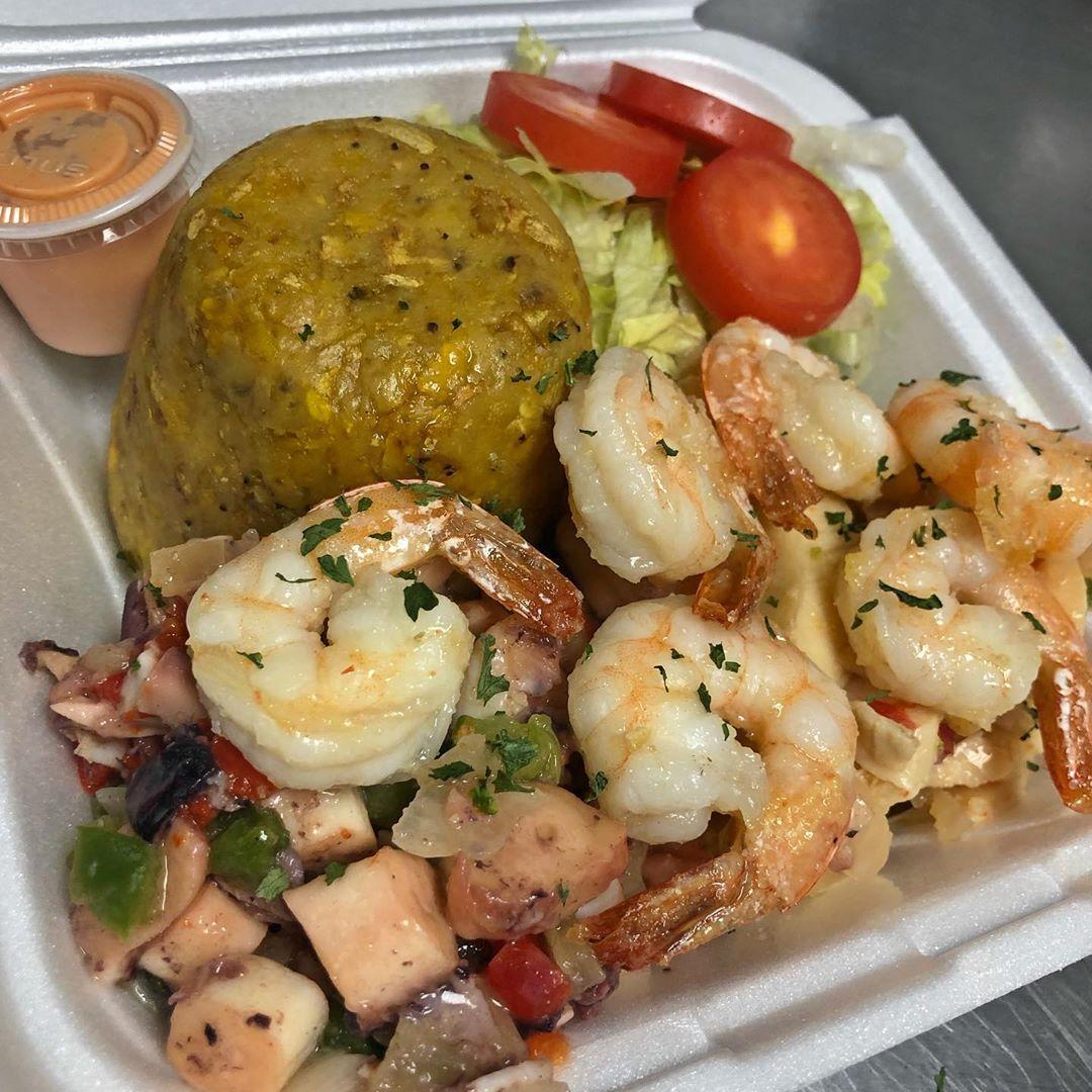 The Mofongo King menu in Port St. Lucie, Florida, USA