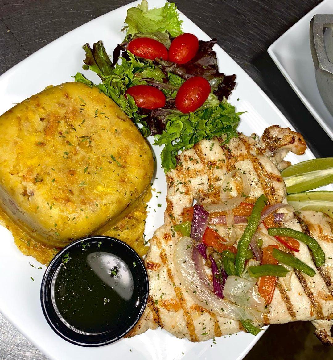 The Mofongo King menu in Port St. Lucie, Florida, USA