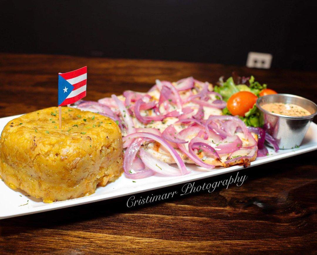 The Mofongo King menu in Port St. Lucie, Florida, USA