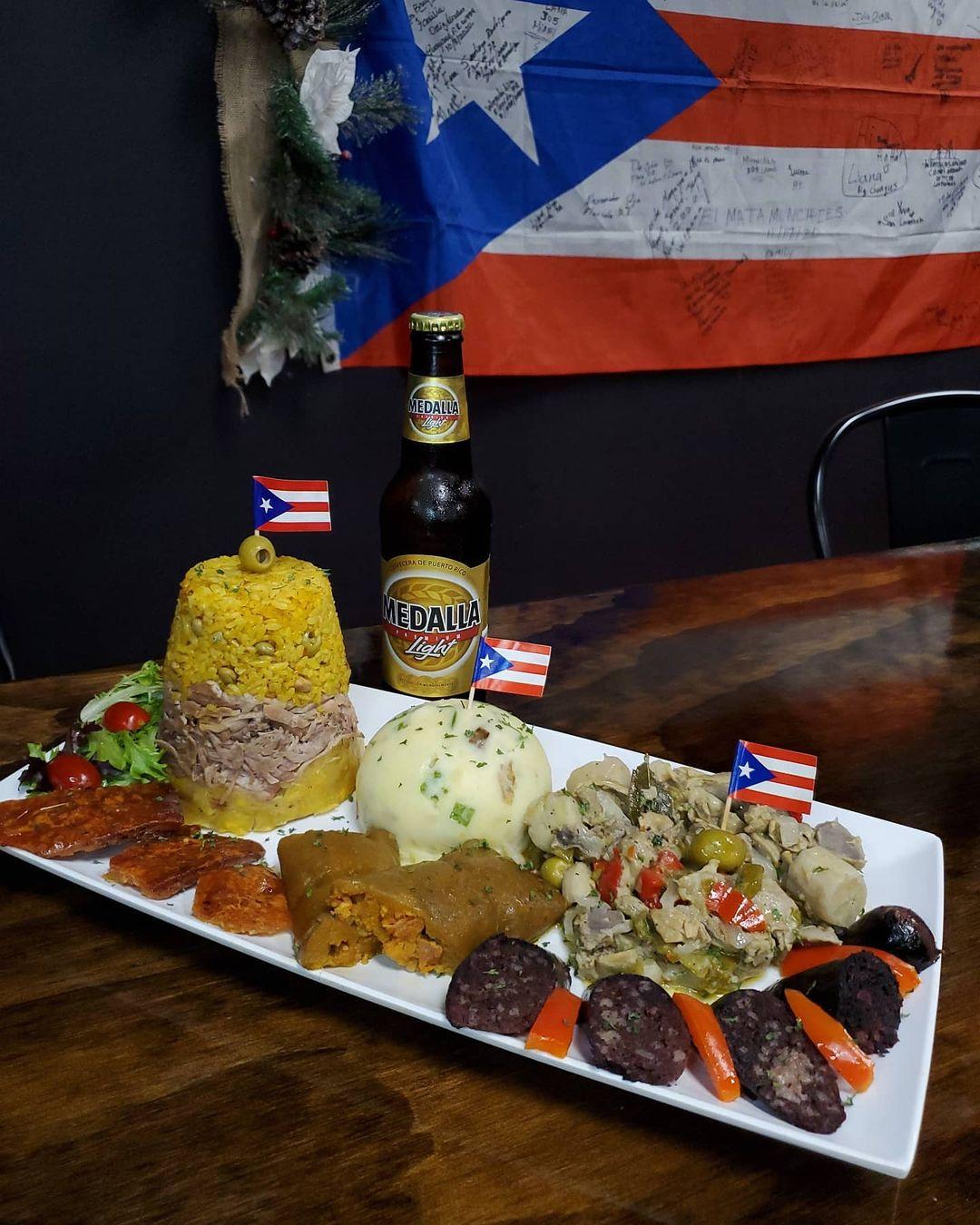 The Mofongo King menu in Port St. Lucie, Florida, USA