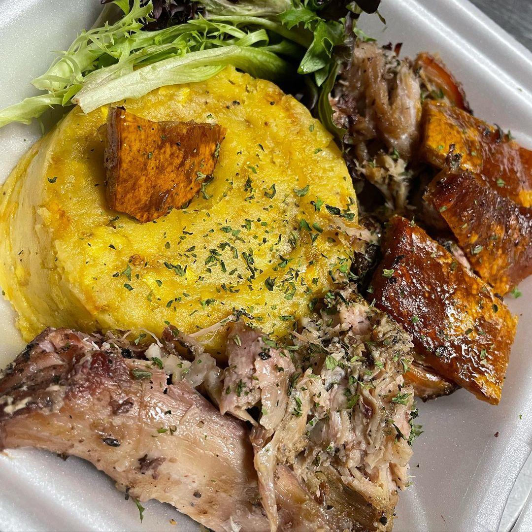 The Mofongo King menu in Port St. Lucie, Florida, USA