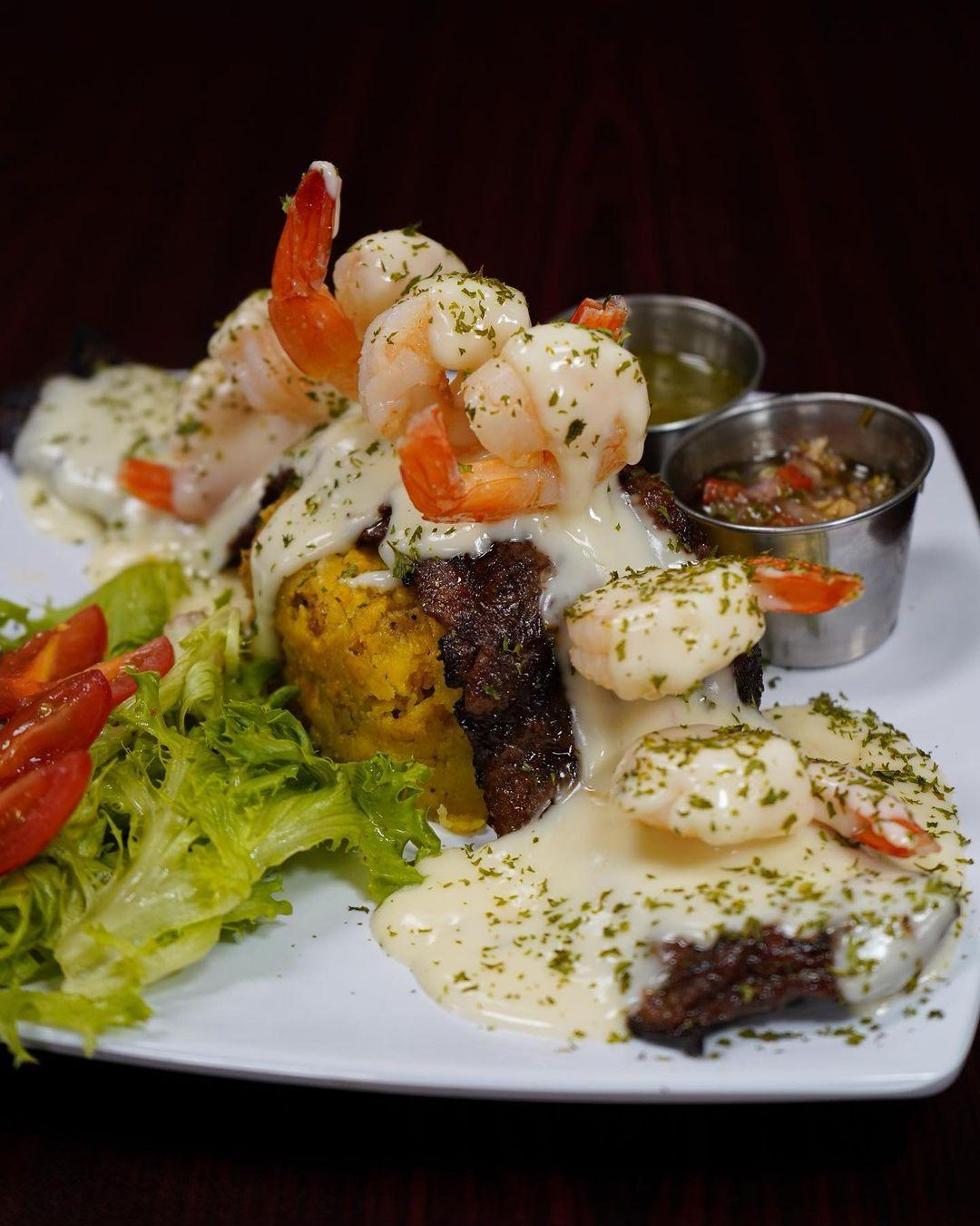 The Mofongo King menu in Port St. Lucie, Florida, USA