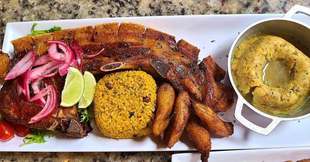 The Mofongo King menu in Port St. Lucie, Florida, USA