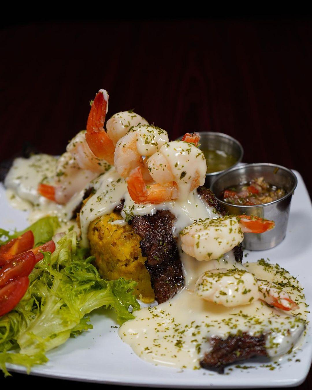 The Mofongo King menu in Port St. Lucie, Florida, USA