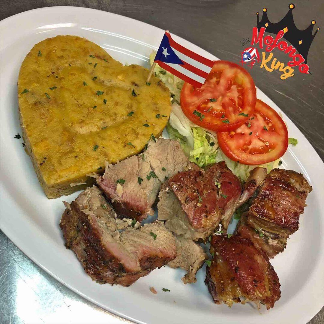 The Mofongo King menu in Port St. Lucie, Florida, USA