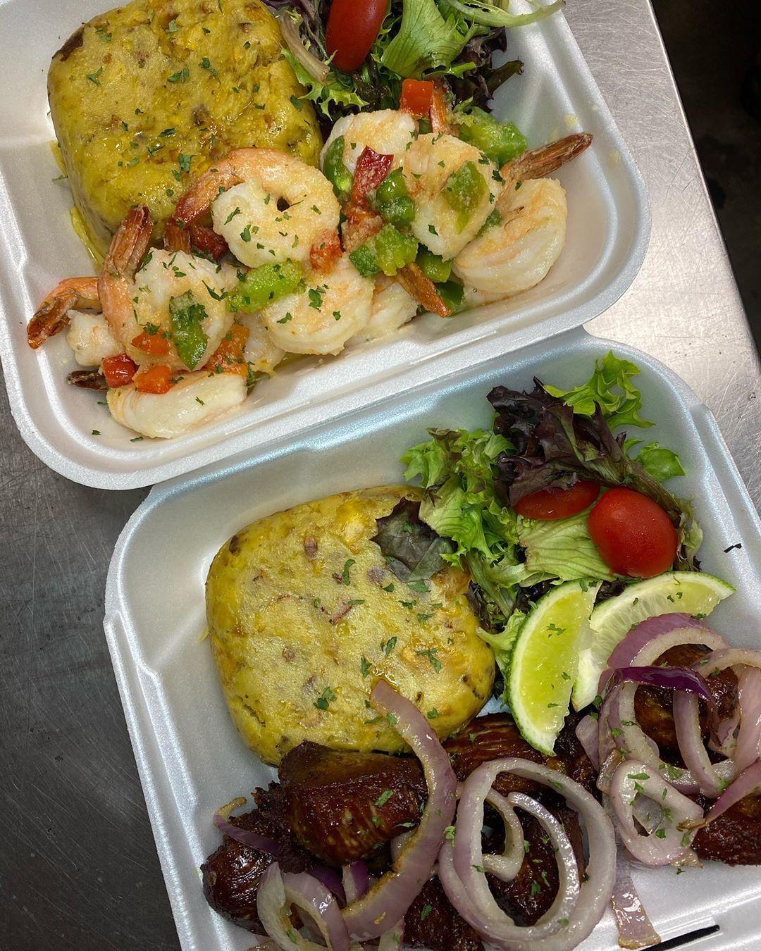 The Mofongo King menu in Port St. Lucie, Florida, USA