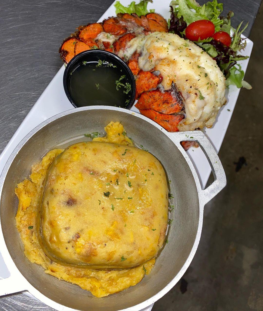 The Mofongo King menu in Port St. Lucie, Florida, USA