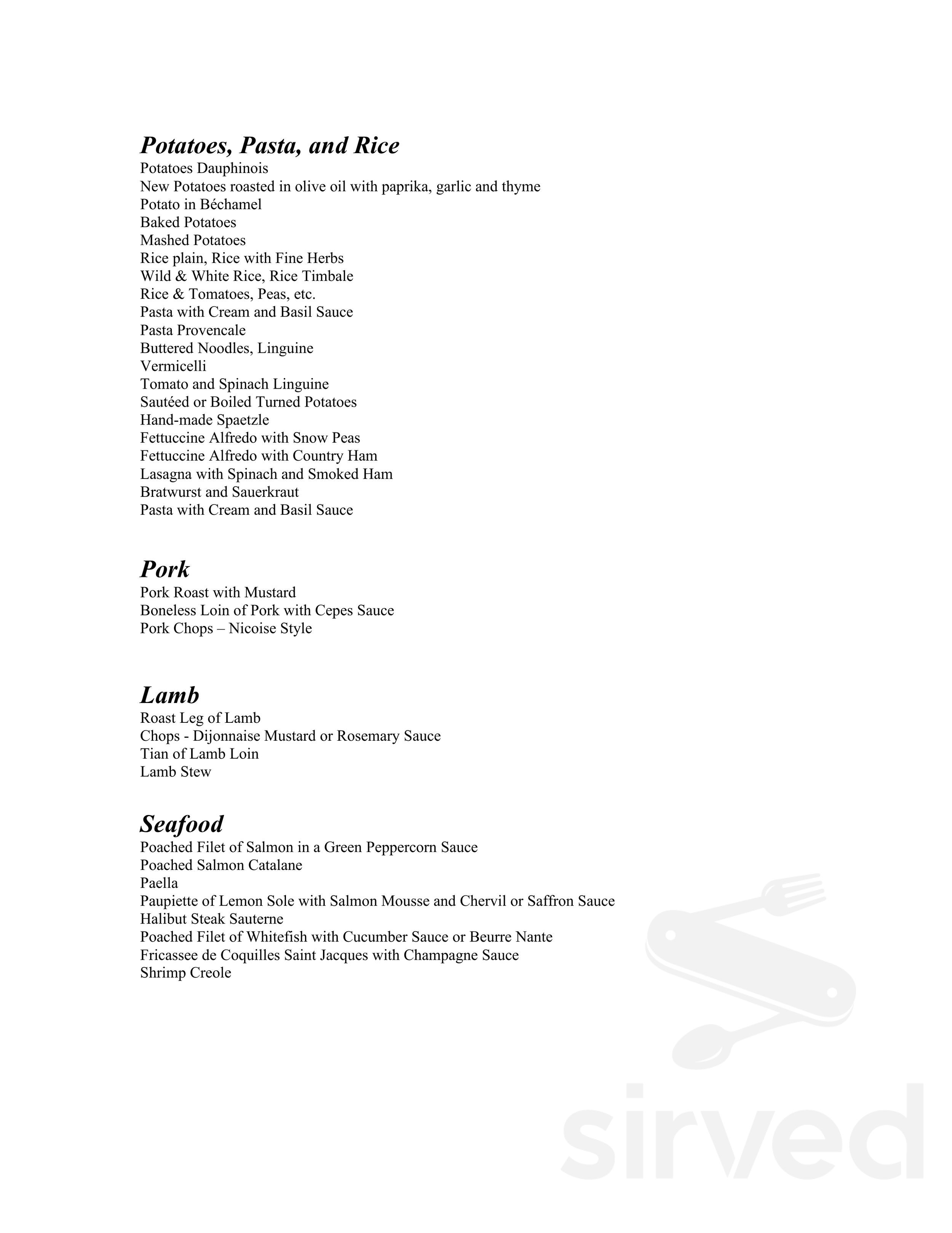 Refined Dining menus in Prospect Heights, Illinois, United States
