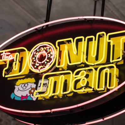 The Donut Man menu in Glendora, California, USA