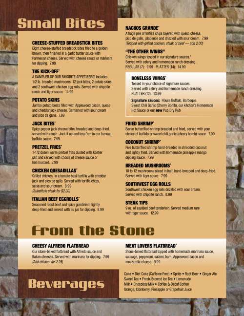 Walt's Other Pub menu in Lafayette, Indiana, USA