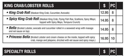 Menu for Waterfront Seafood Market Restaurant in Ankeny, IA | Sirved