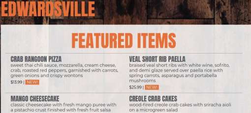 Peel Wood Fired Pizza Menu - Edwardsville, Illinois | Sirved