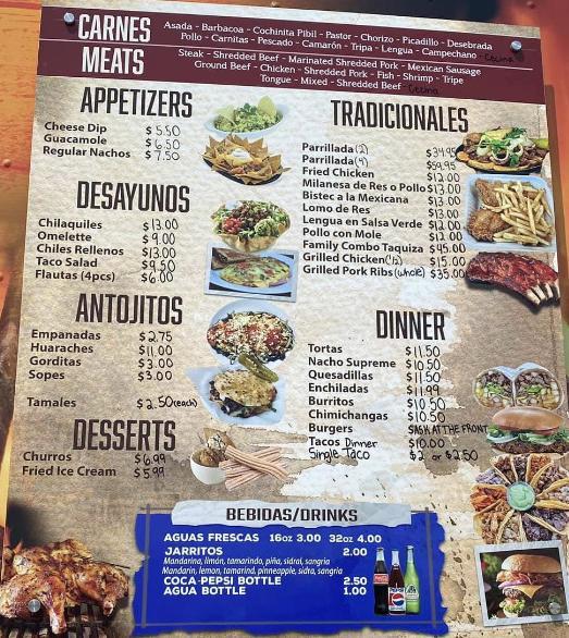 Marisol's Taste of Mexico Food Truck menus in Oconomowoc, Wisconsin ...
