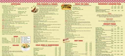 Menu for Big C's Downtown Pizzeria in Fort Lauderdale, FL | Sirved