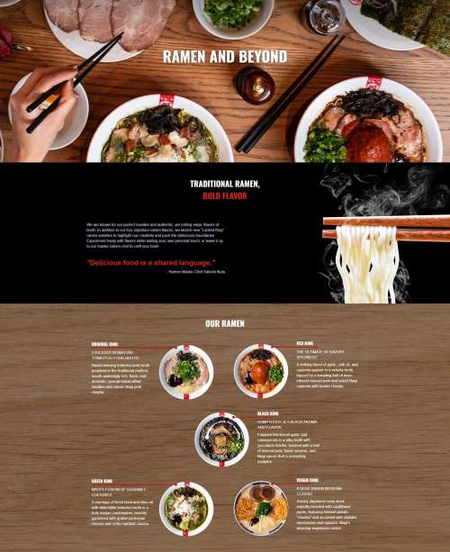 Ramen Nagi menu in Los Angeles, California, USA