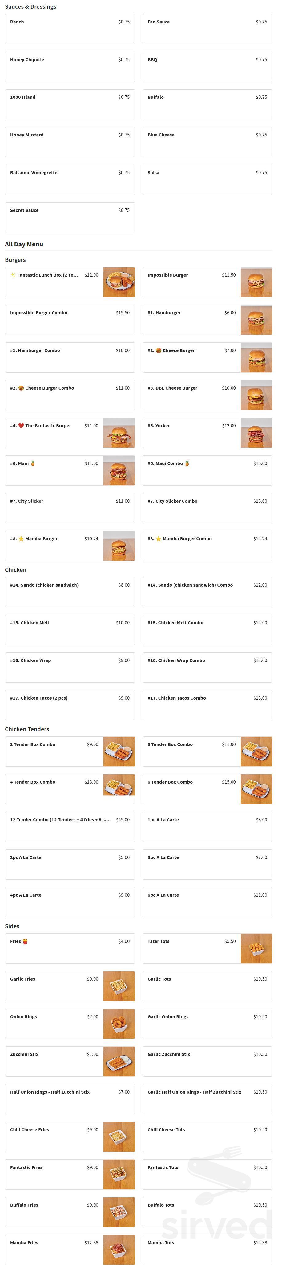Eat Fantastic - Long Beach menu in Long Beach, California, USA