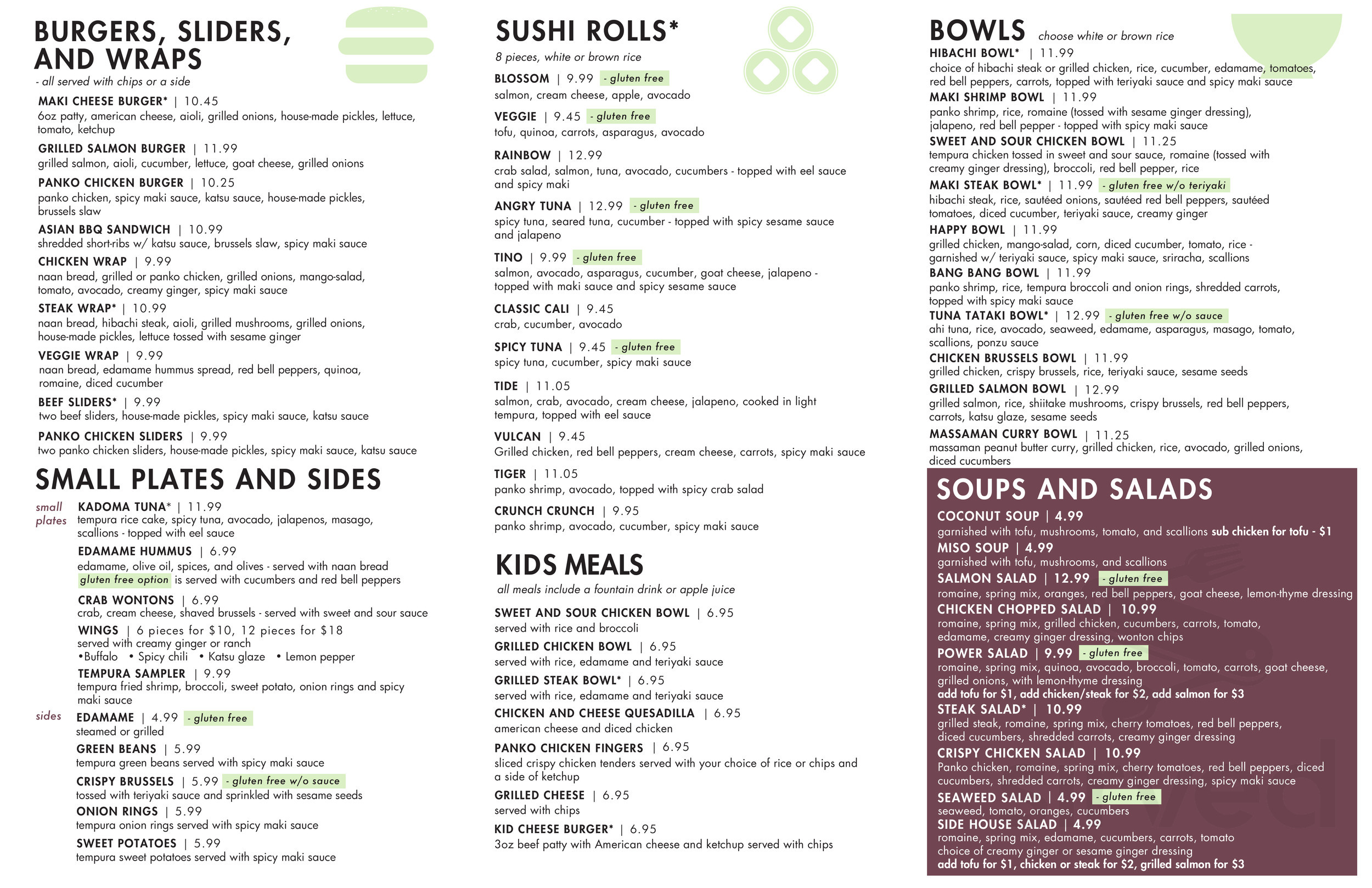 Maki Fresh - Huntsville menu in Huntsville, Alabama, USA