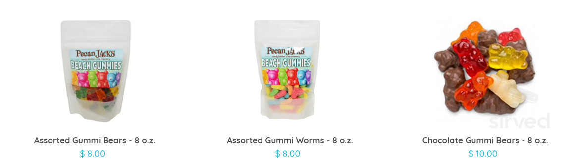 Pecan Jacks Ice Cream & Candy - 30A menu in Santa Rosa Beach, Florida, USA