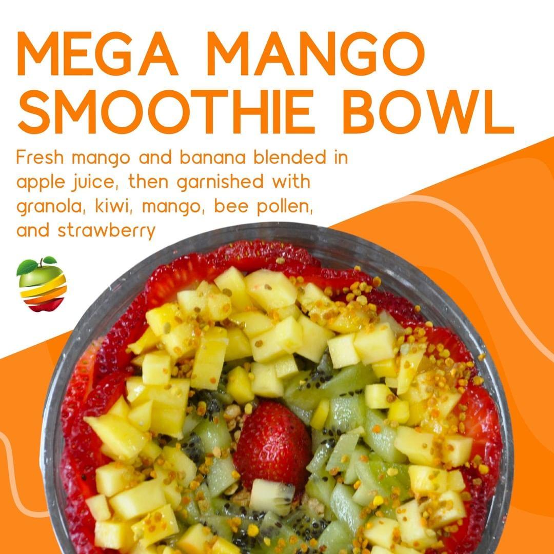 Fresh Blends menu in Jacksonville, North Carolina, USA