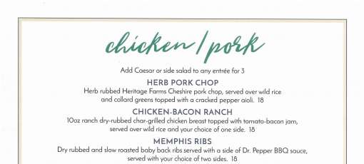 Menu for The Lighthouse Restaurant & Event Center in Seneca, SC | Sirved