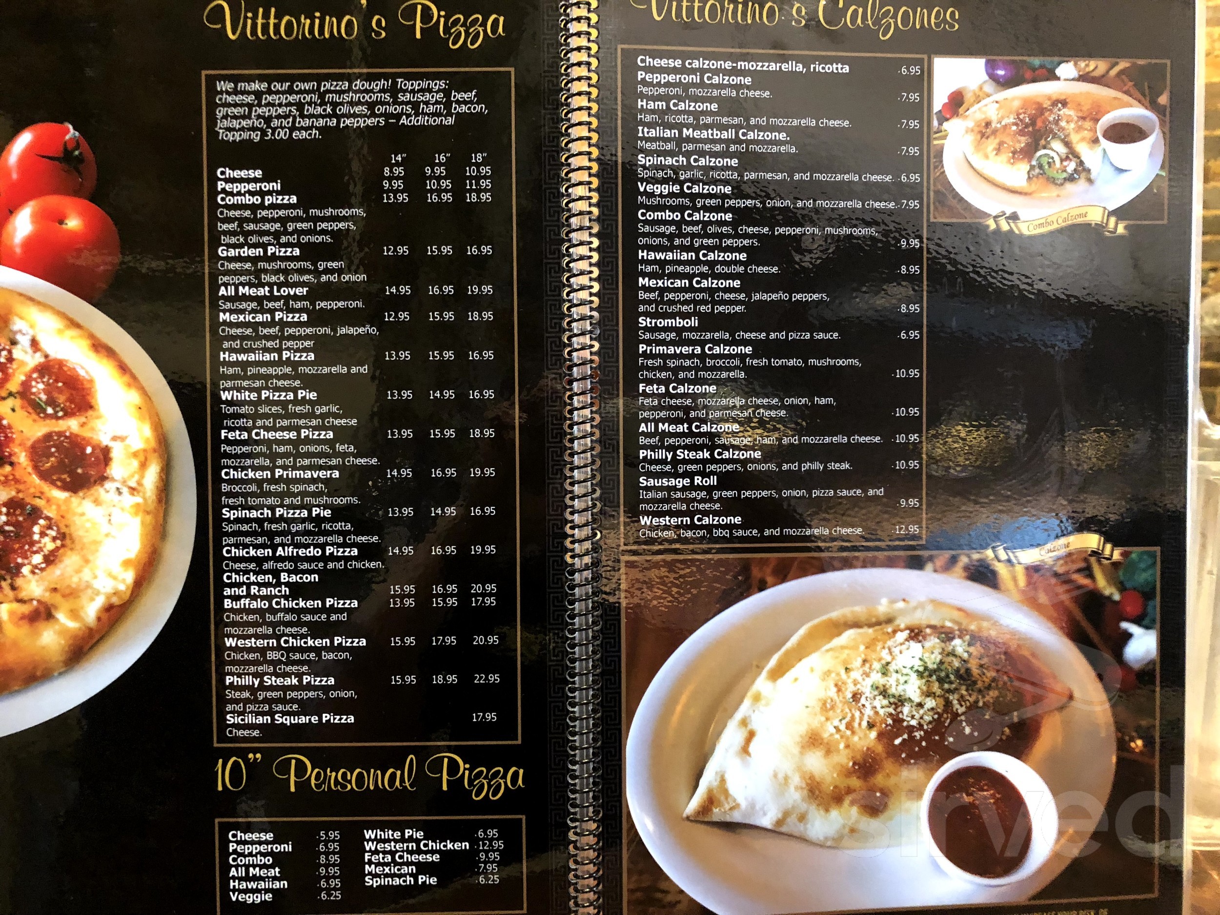 Vittorino's Cucina menus in Sweetwater, Tennessee, United States