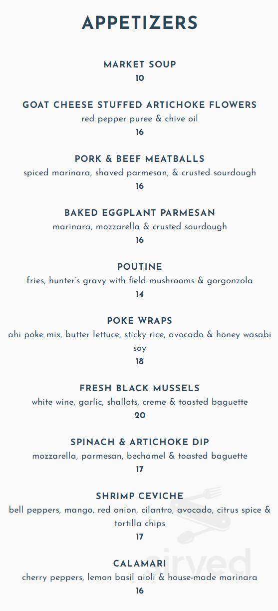 The 908 menu in Long Beach, California, USA