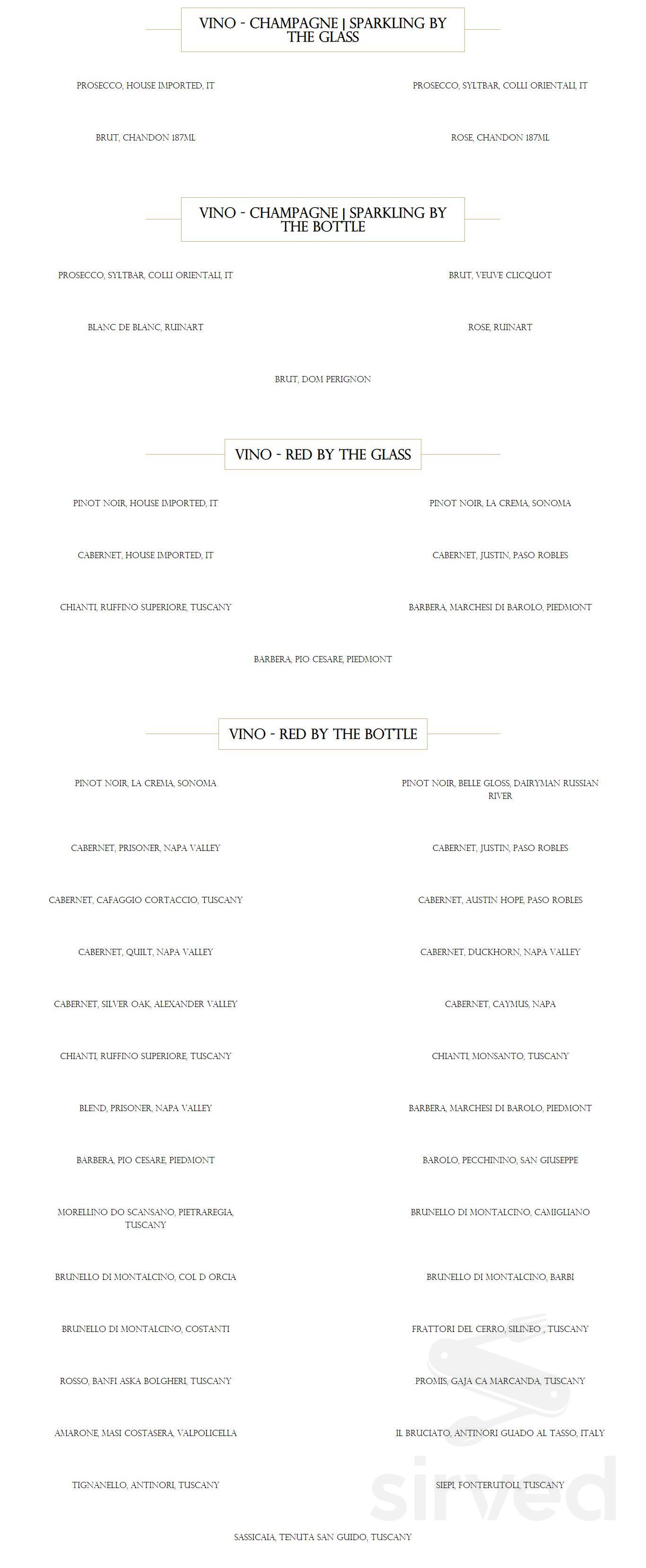 Menu for DeVito's Italian Specialties in Tampa, FL | Sirved