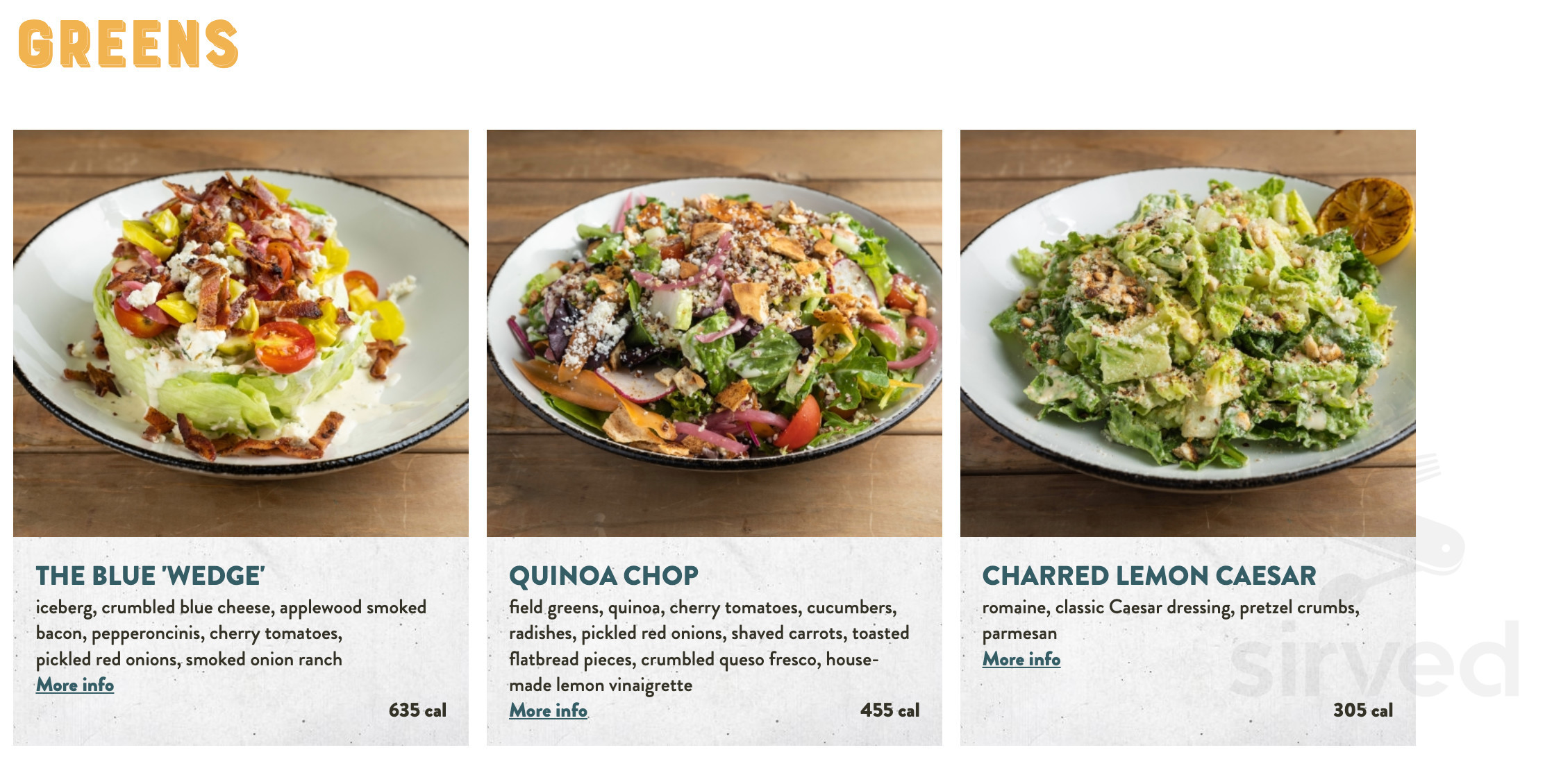 Menu - Auburn Hills MI's Bar Louie - Great Lakes Crossing Outlets | Sirved
