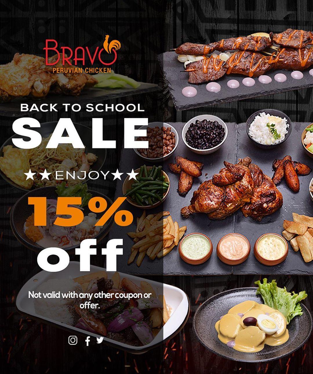 Bravo Peruvian Chicken menu in Chantilly, Virginia, USA