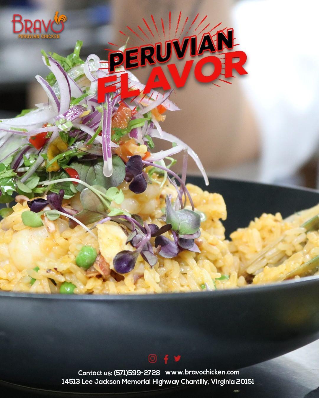 Bravo Peruvian Chicken menu in Chantilly, Virginia, USA