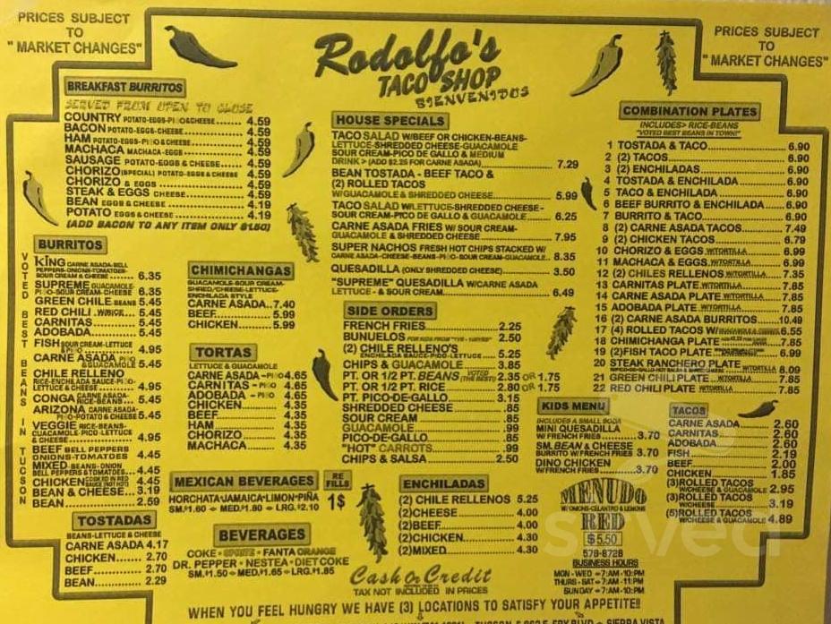 Rodolfo'S Taco Shop in Sierra Vista, Arizona, United States