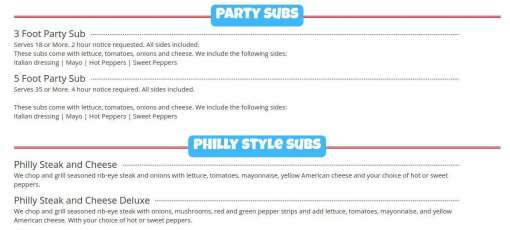 Menu for Mister Jim's in Chesapeake, VA | Sirved