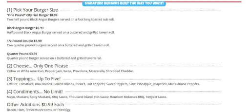 Menu for Mister Jim's in Chesapeake, VA | Sirved