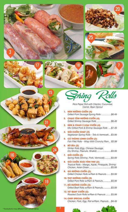 Bistro B menu in Dallas, Texas, USA