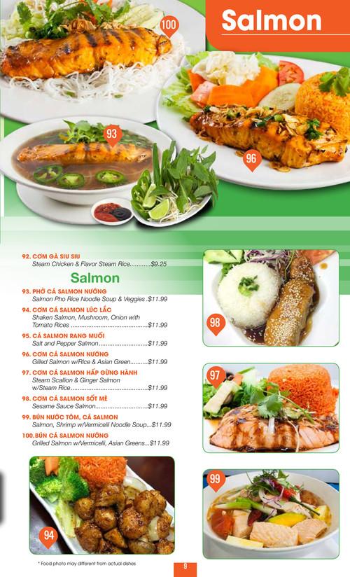 Bistro B menu in Dallas, Texas, USA