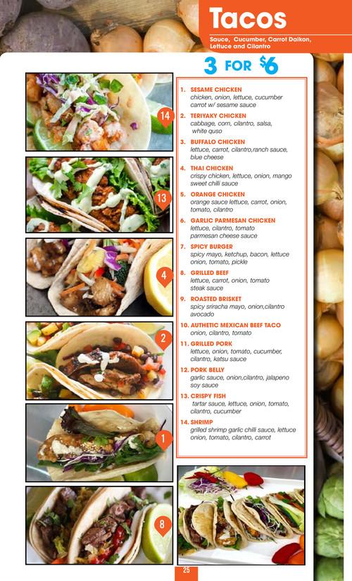 Bistro B menu in Dallas, Texas, USA