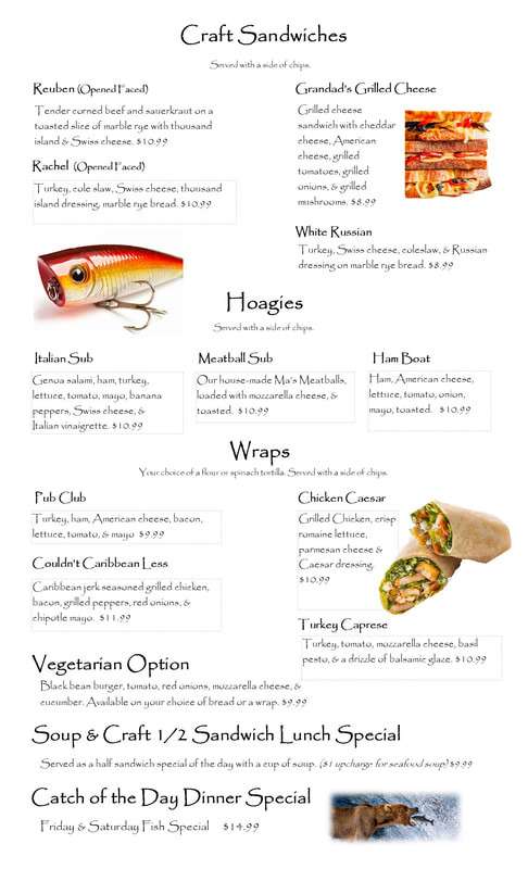 Mudhook Brewing Company menu in York, Pennsylvania, USA