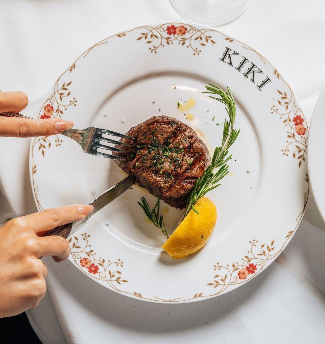 Kiki on the River menu in Miami, Florida, USA