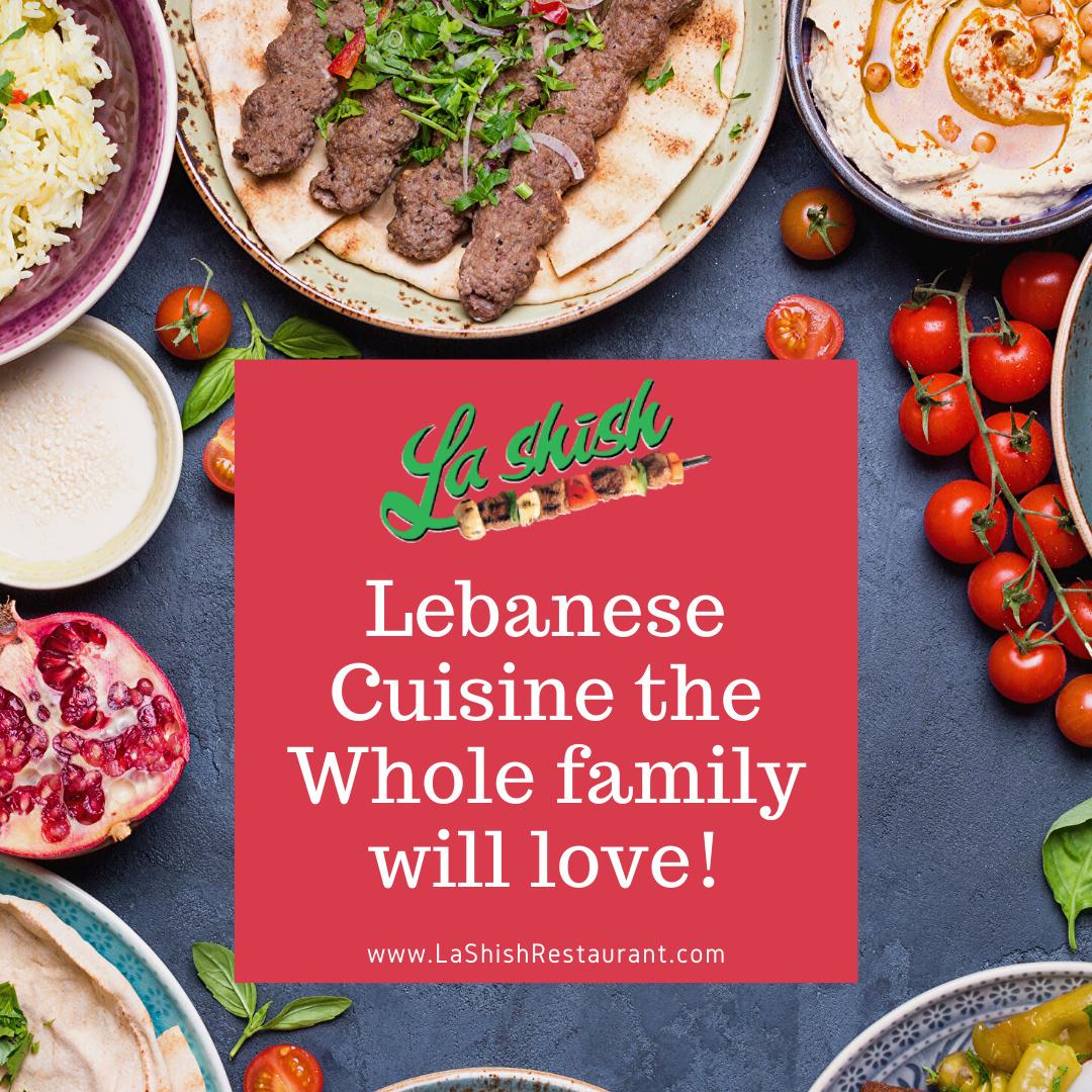 La Shish menu in Dearborn, Michigan, USA