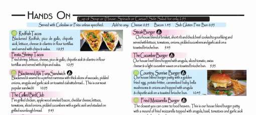Menu for The Crazy Cucumber 352 Eatery and Bar in Ocala, FL | Sirved