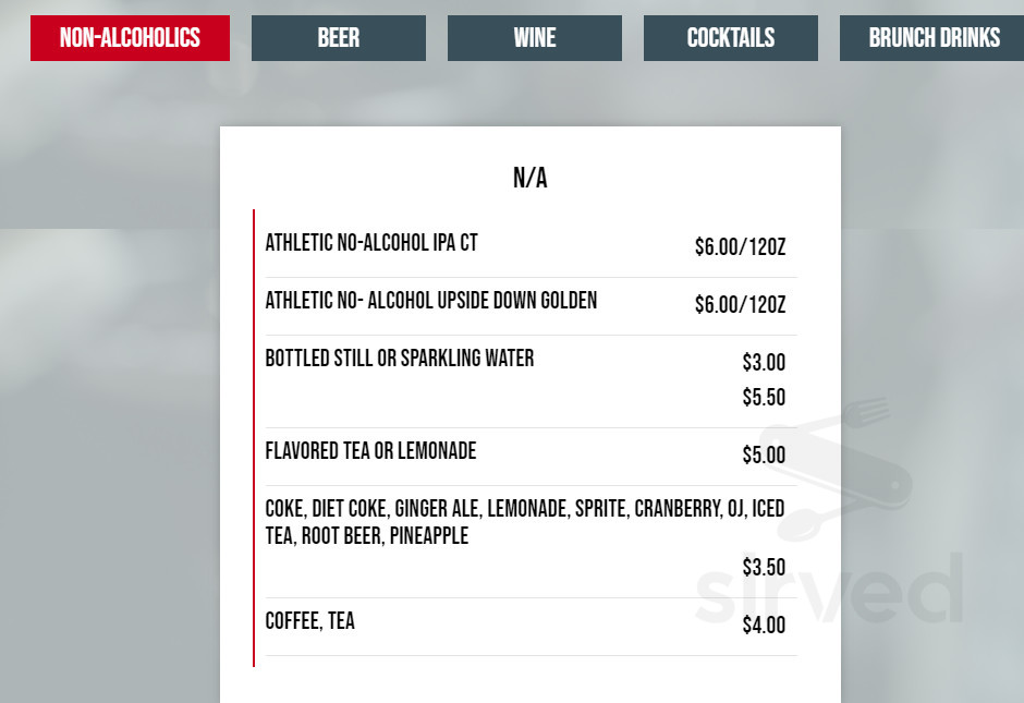 The Neighborhood Tavern. menu in Northborough, Massachusetts, USA