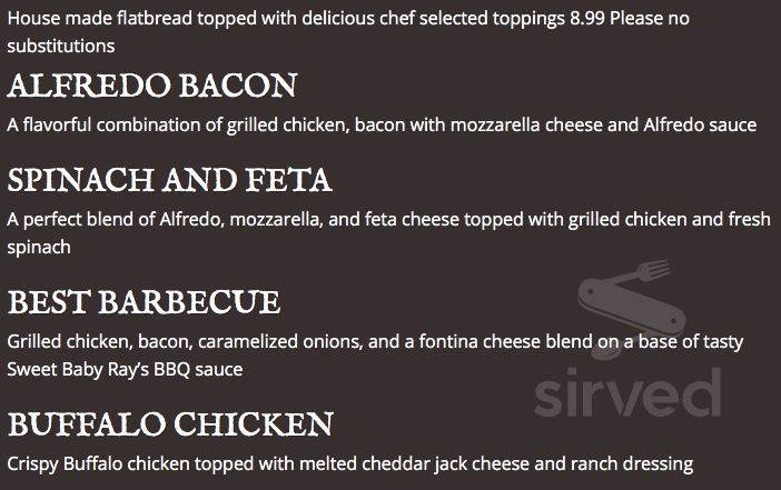 Timbers Bar & Grill menu in Saginaw, Michigan, USA