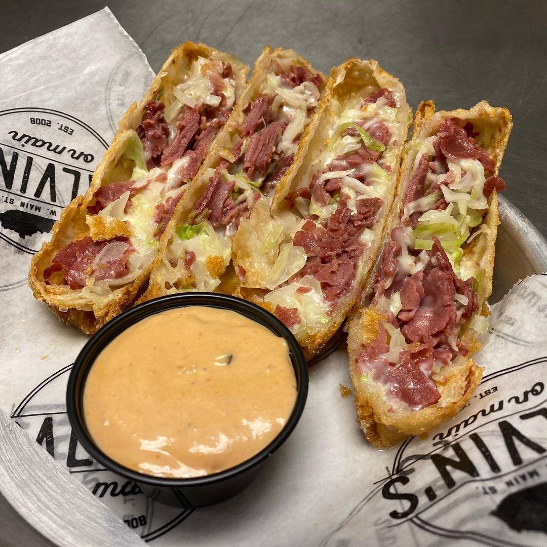 Galvin's menu in Georgetown, Kentucky, USA