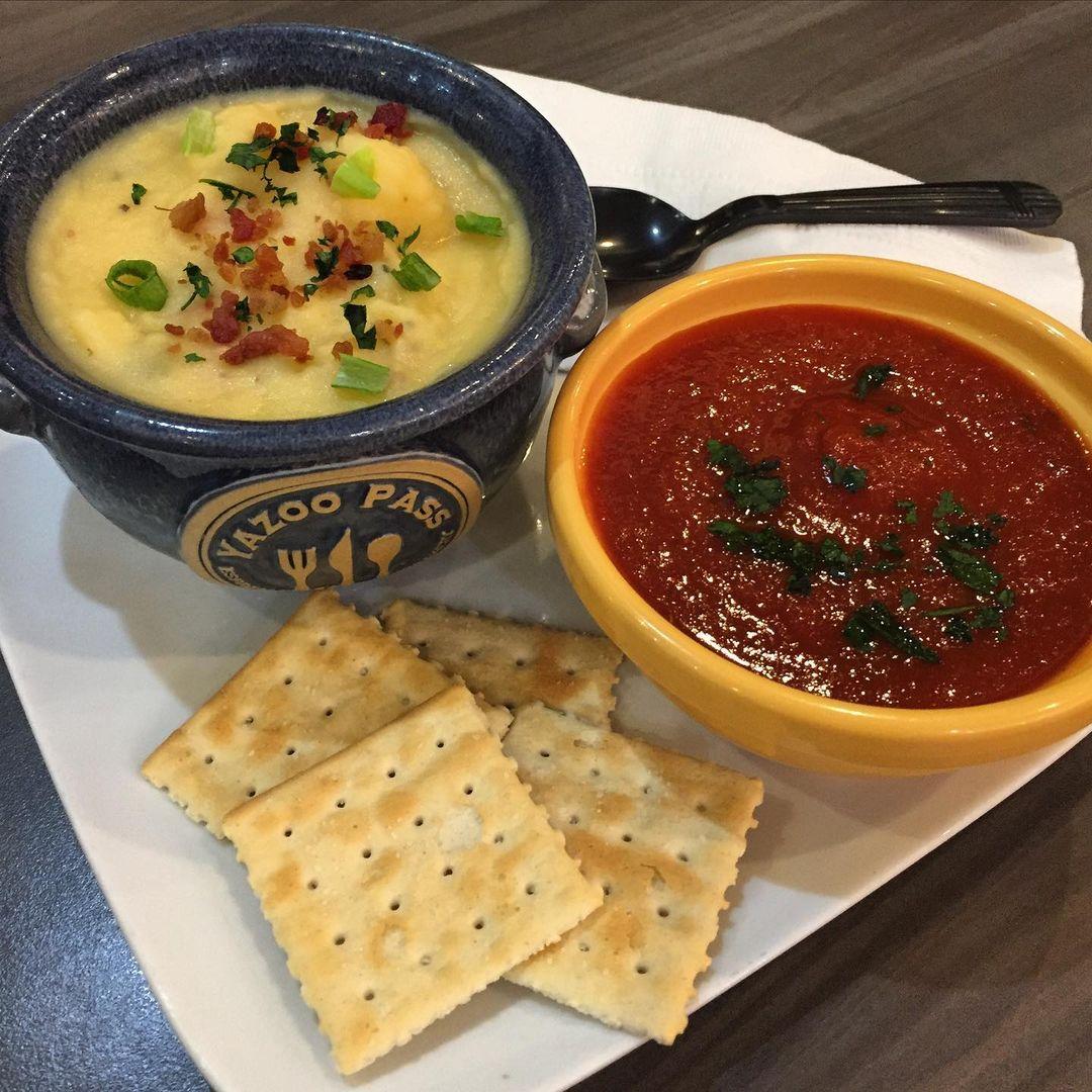 Yazoo Pass menu in Clarksdale, Mississippi, USA