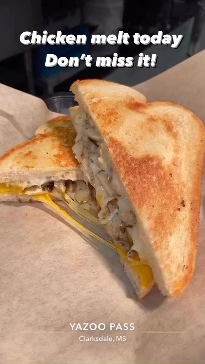 Yazoo Pass menu in Clarksdale, Mississippi, USA