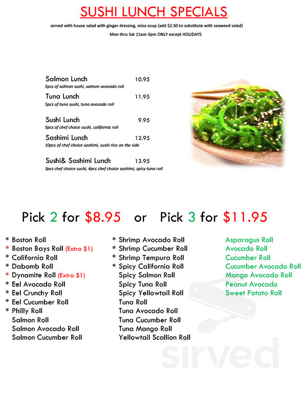 Sushi Q8 Eldersburg menus in Eldersburg, Maryland, United States
