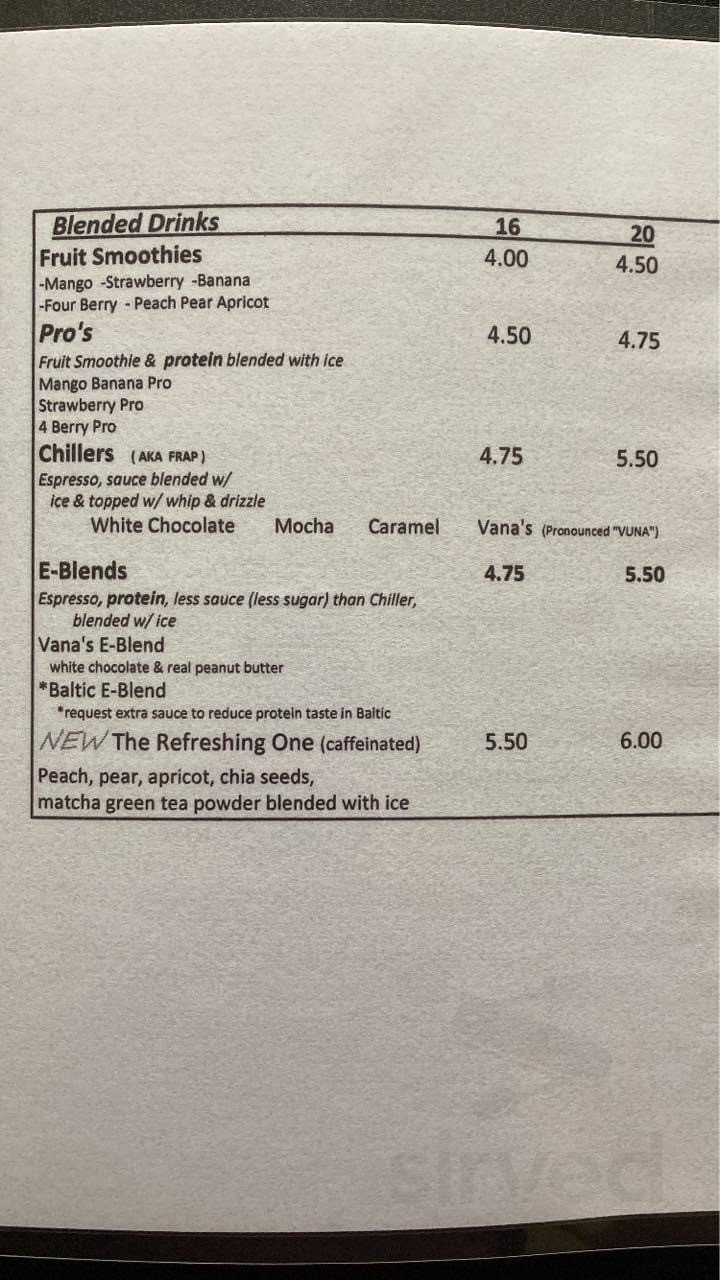 The UBA - Brews, Blends & Bites - Contact via "The Uba" Face menu in ...